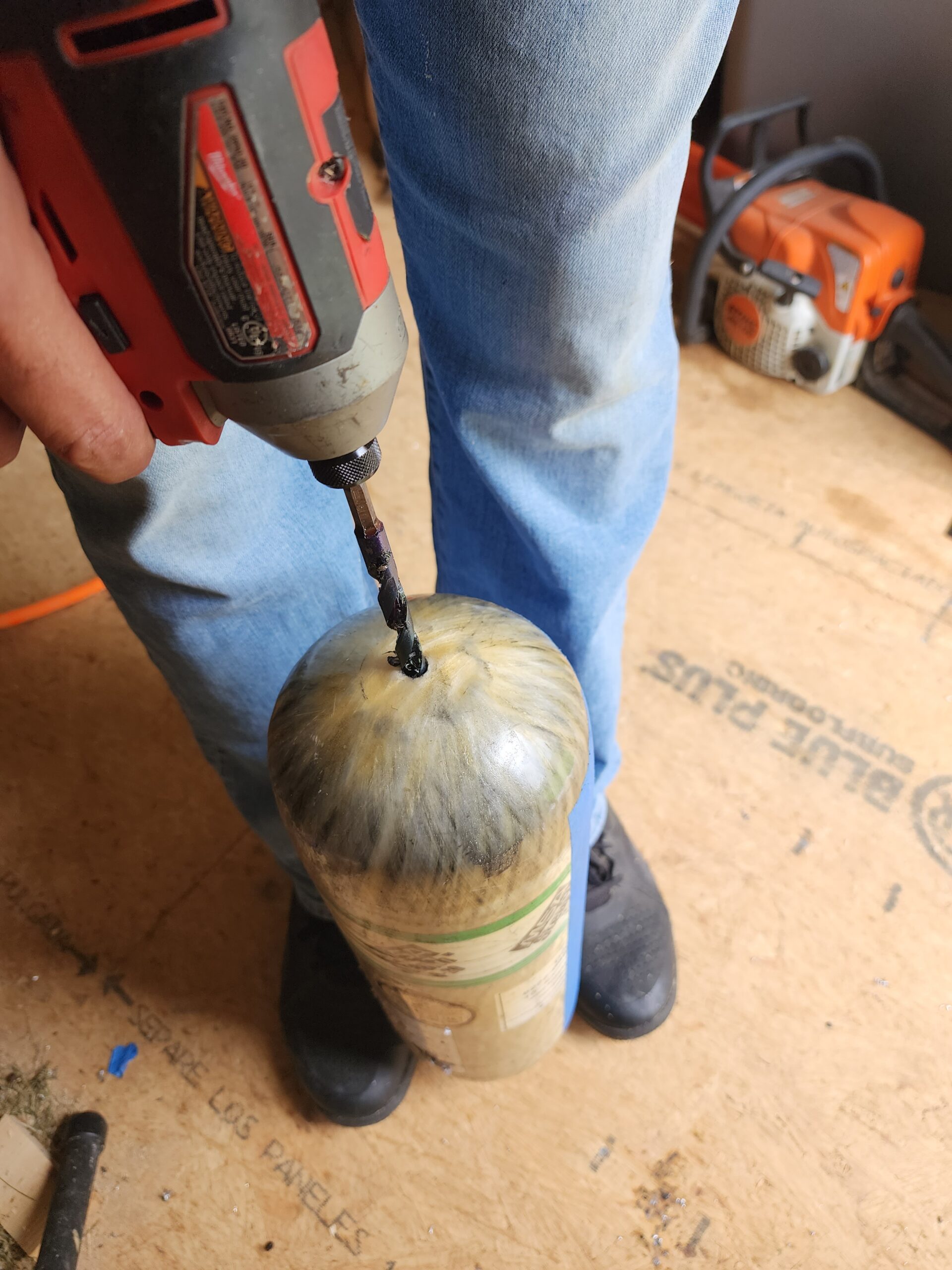 SCBA Cylinder Lamp – Learning Wood Working